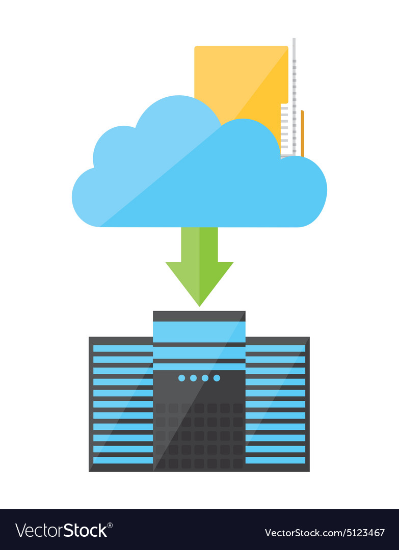 Storage device Royalty Free Vector Image - VectorStock