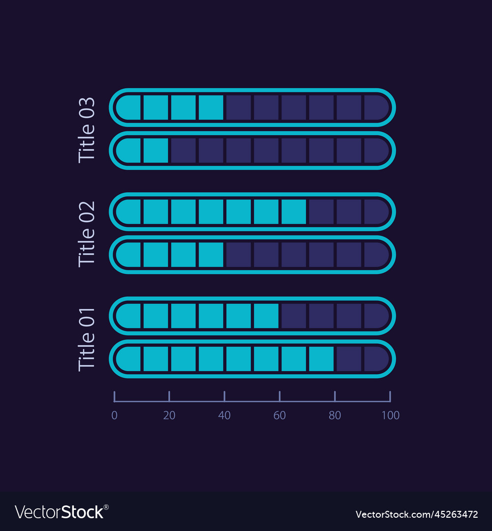 Clustered fragmented infographic chart design Vector Image Clustered fragmented infographic chart design Vector Image