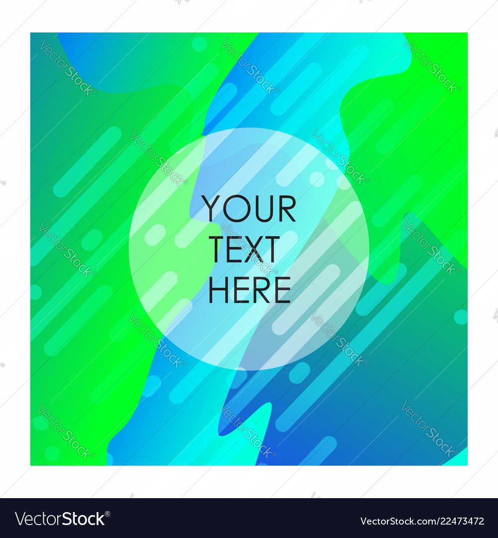 Multicolor background with typography Royalty Free Vector