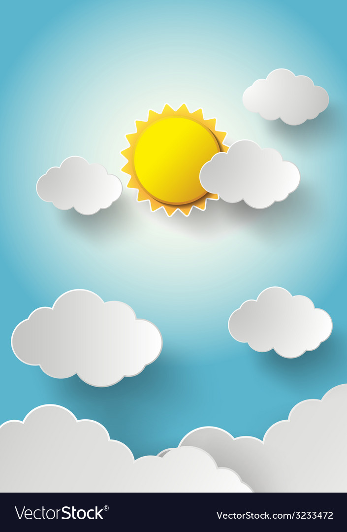Sun shine Royalty Free Vector Image - VectorStock