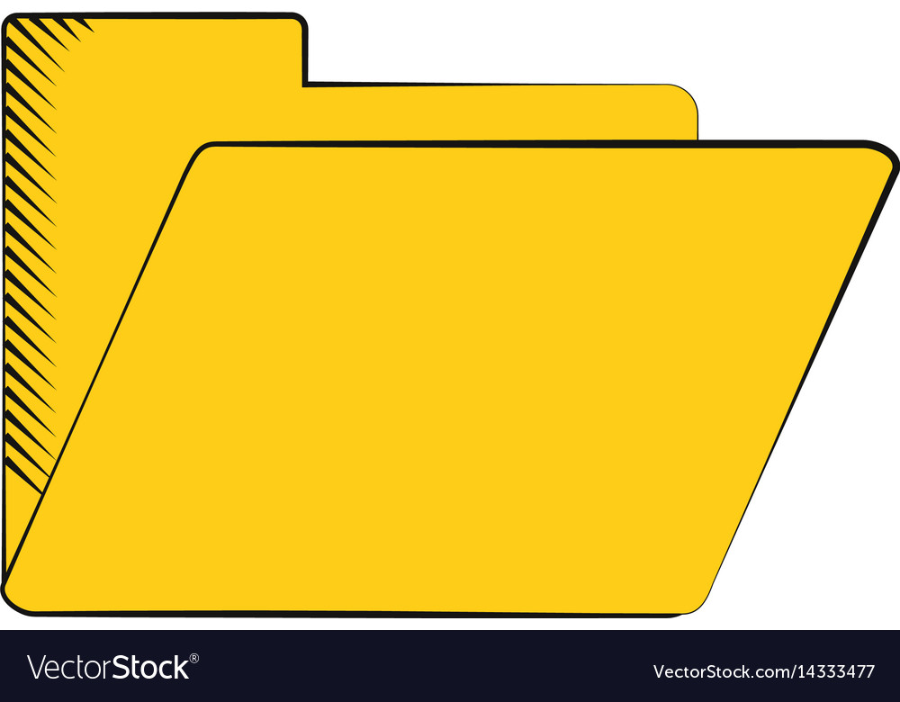 Folder file document archive icon Royalty Free Vector Image