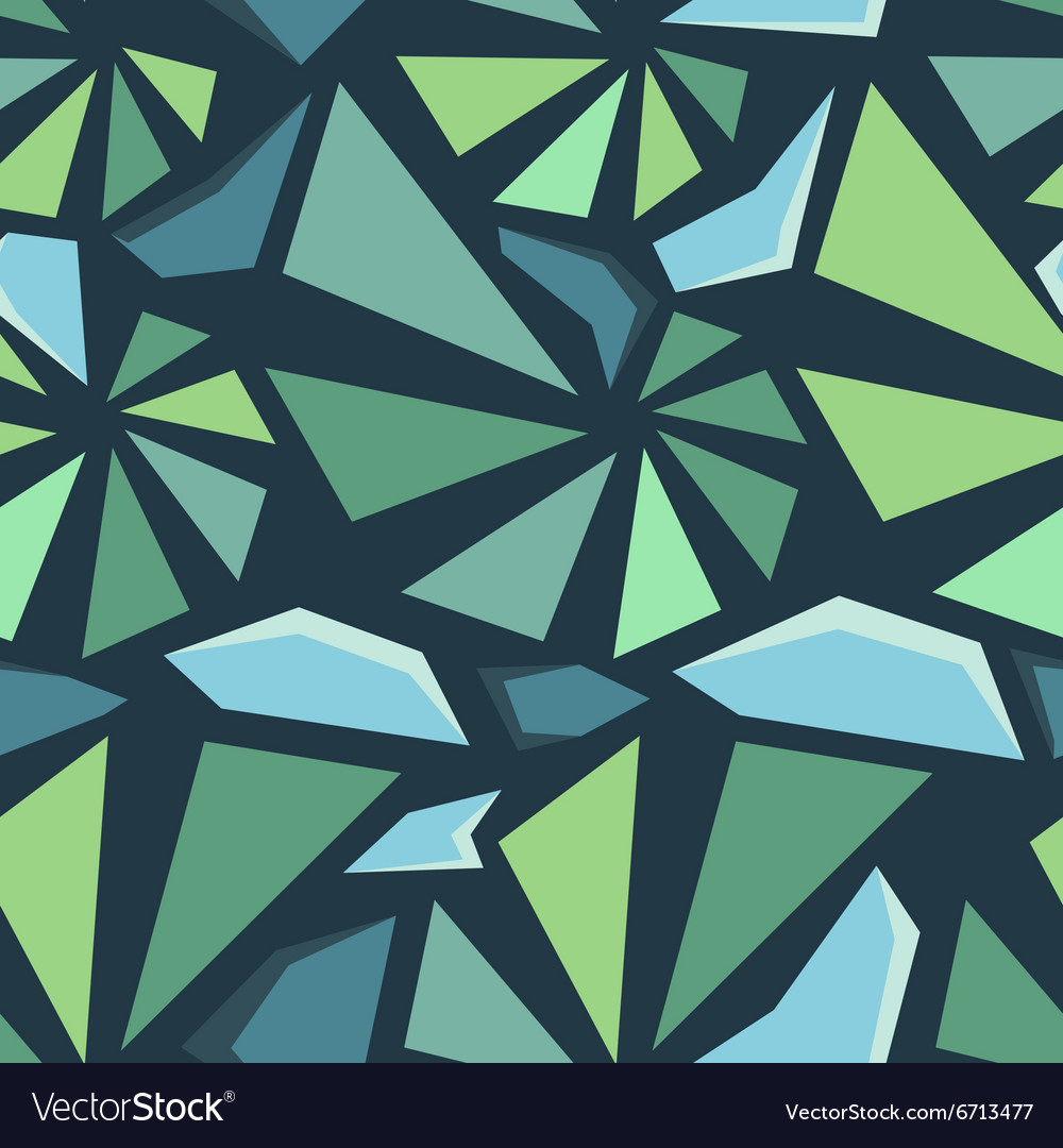 Geometric 3d seamless pattern Royalty Free Vector Image