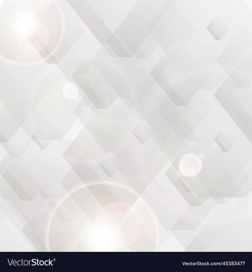 Grey tech polygon abstract background Royalty Free Vector