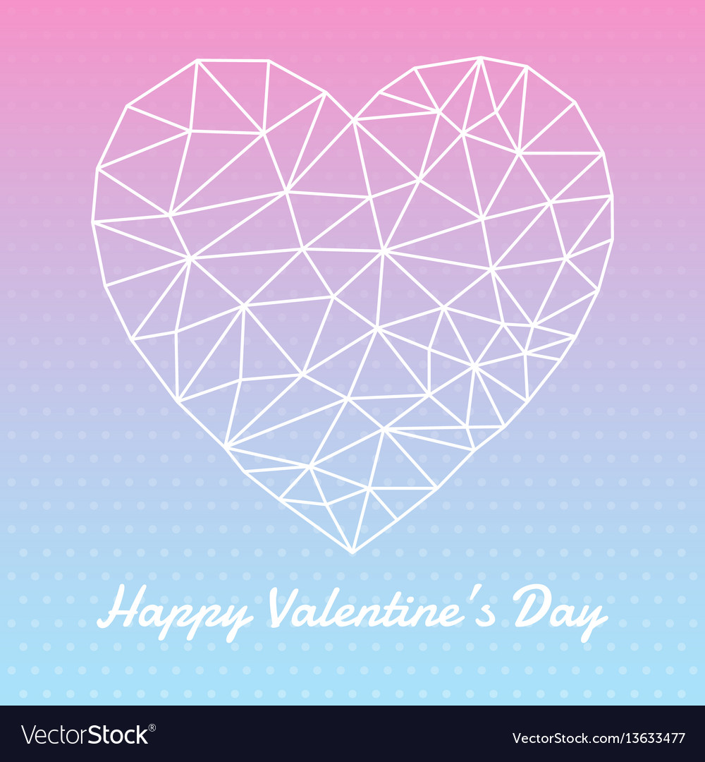 Heart shape for valentines day Royalty Free Vector Image