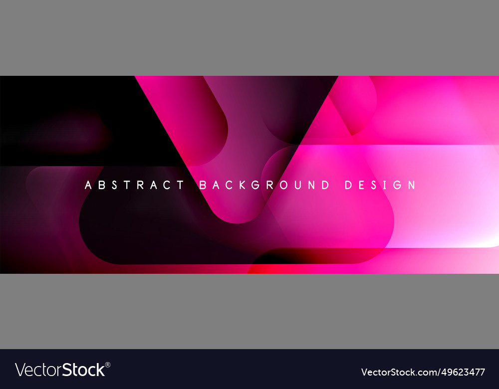 Shadow and light triangle background dynamic Vector Image