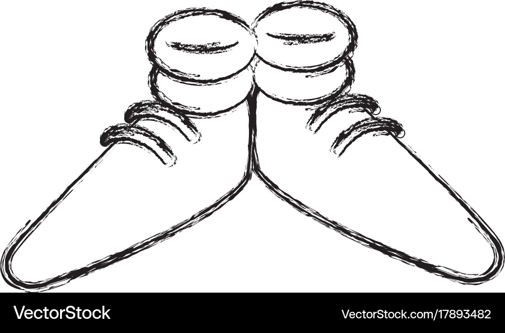 Funny shoes cartoon Royalty Free Vector Image - VectorStock