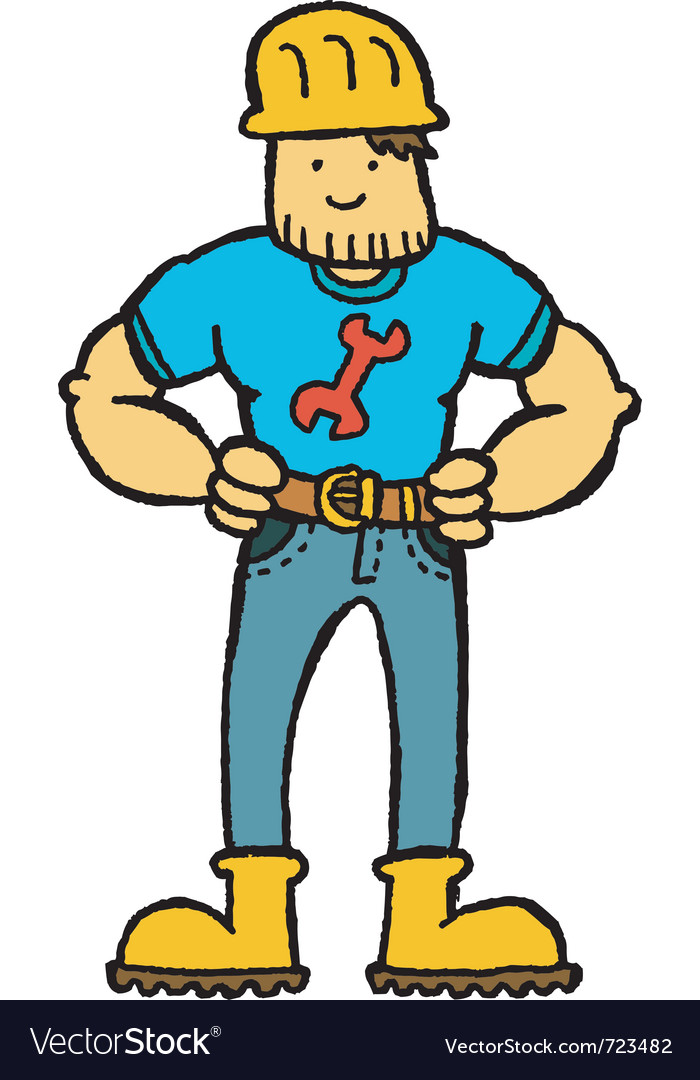 Handyman Royalty Free Vector Image - VectorStock