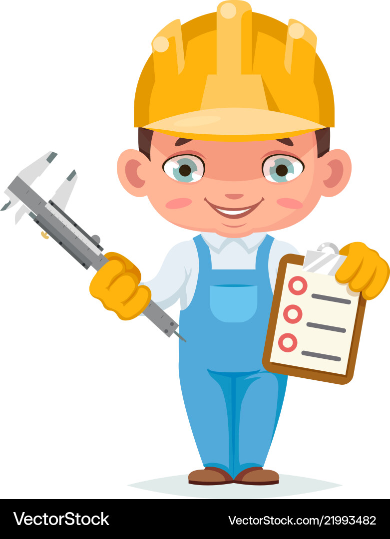 Houses inspection professional work clothes Vector Image