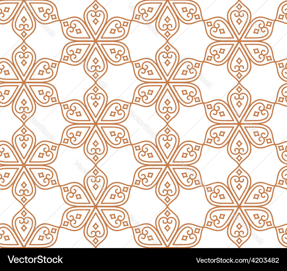 Indian seamless abstract pattern of traditional Vector Image