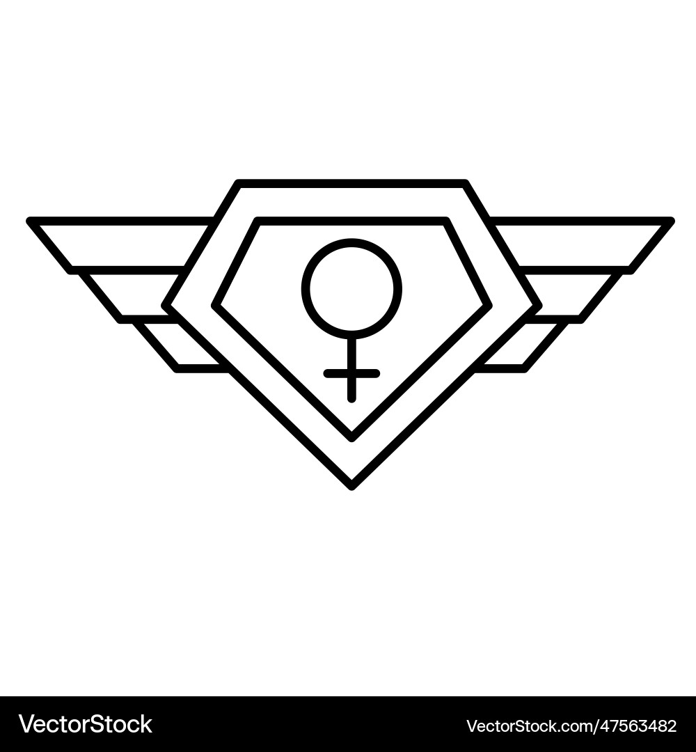 Superwoman Logo Black And White