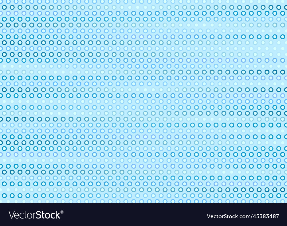 Abstract blue circles pattern background Vector Image