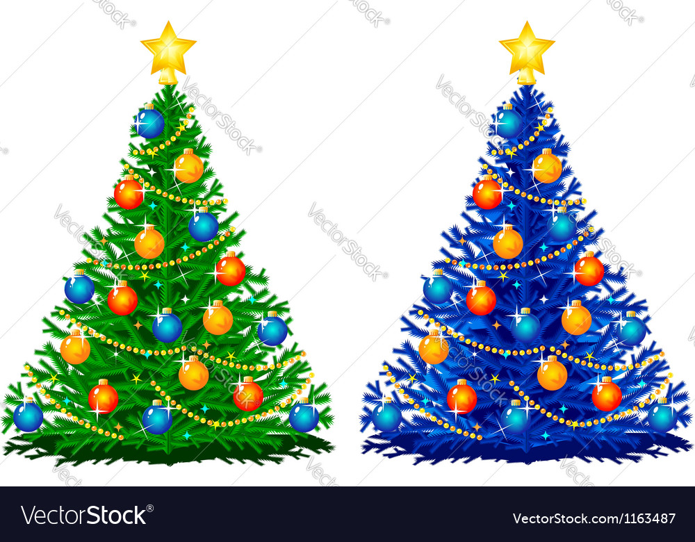 Christmas tree Royalty Free Vector Image - VectorStock