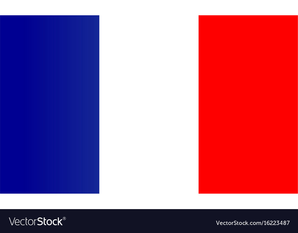 French flag Royalty Free Vector Image - VectorStock