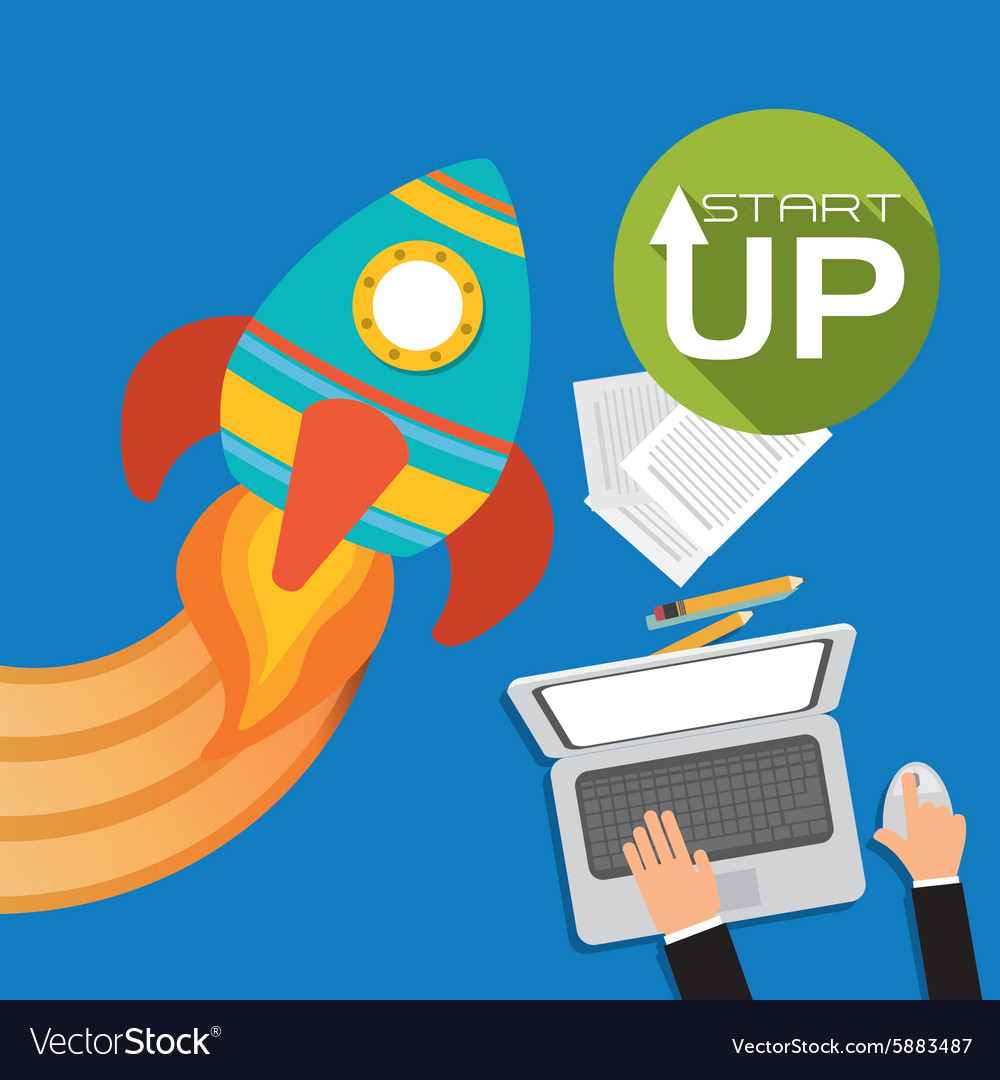 Start up Royalty Free Vector Image - VectorStock