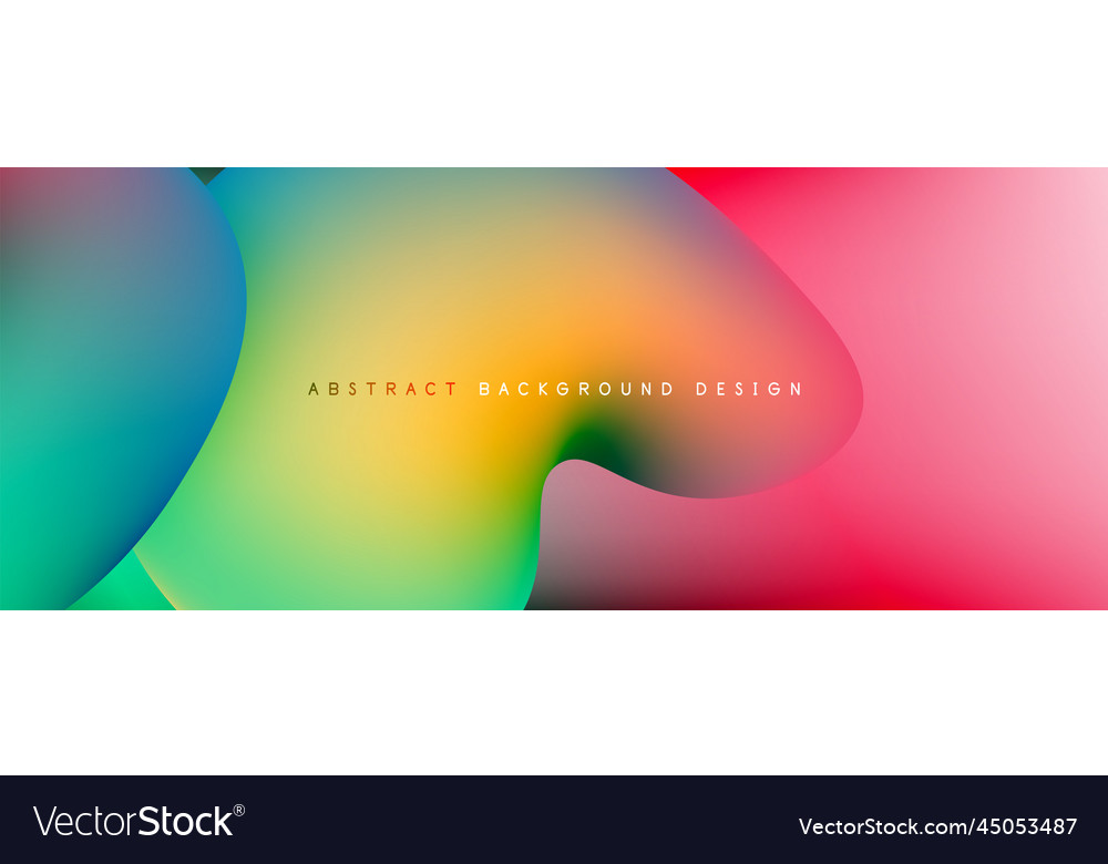 Trendy simple fluid color gradient abstract Vector Image