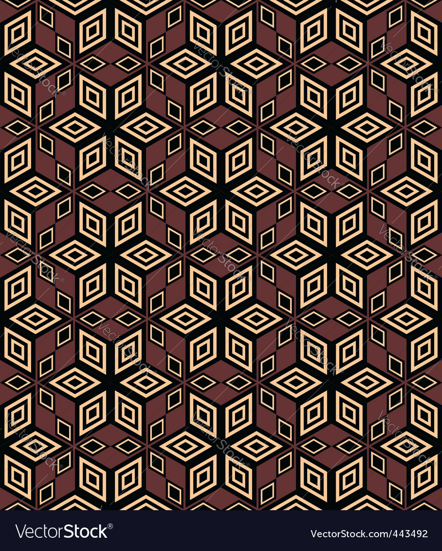Decorative geometric pattern Royalty Free Vector Image