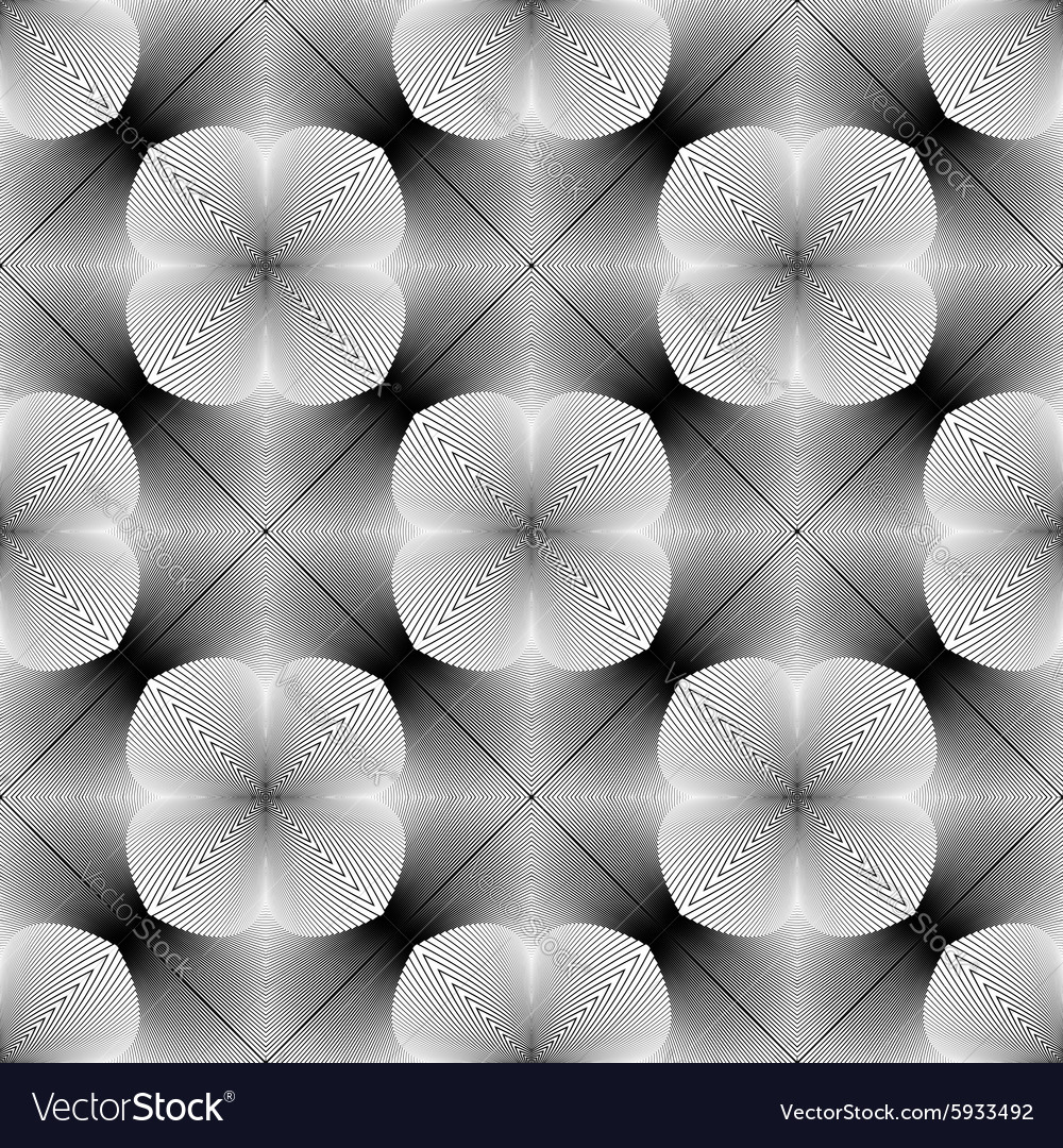 Design Seamless Monochrome Pattern Royalty Free Vector Image