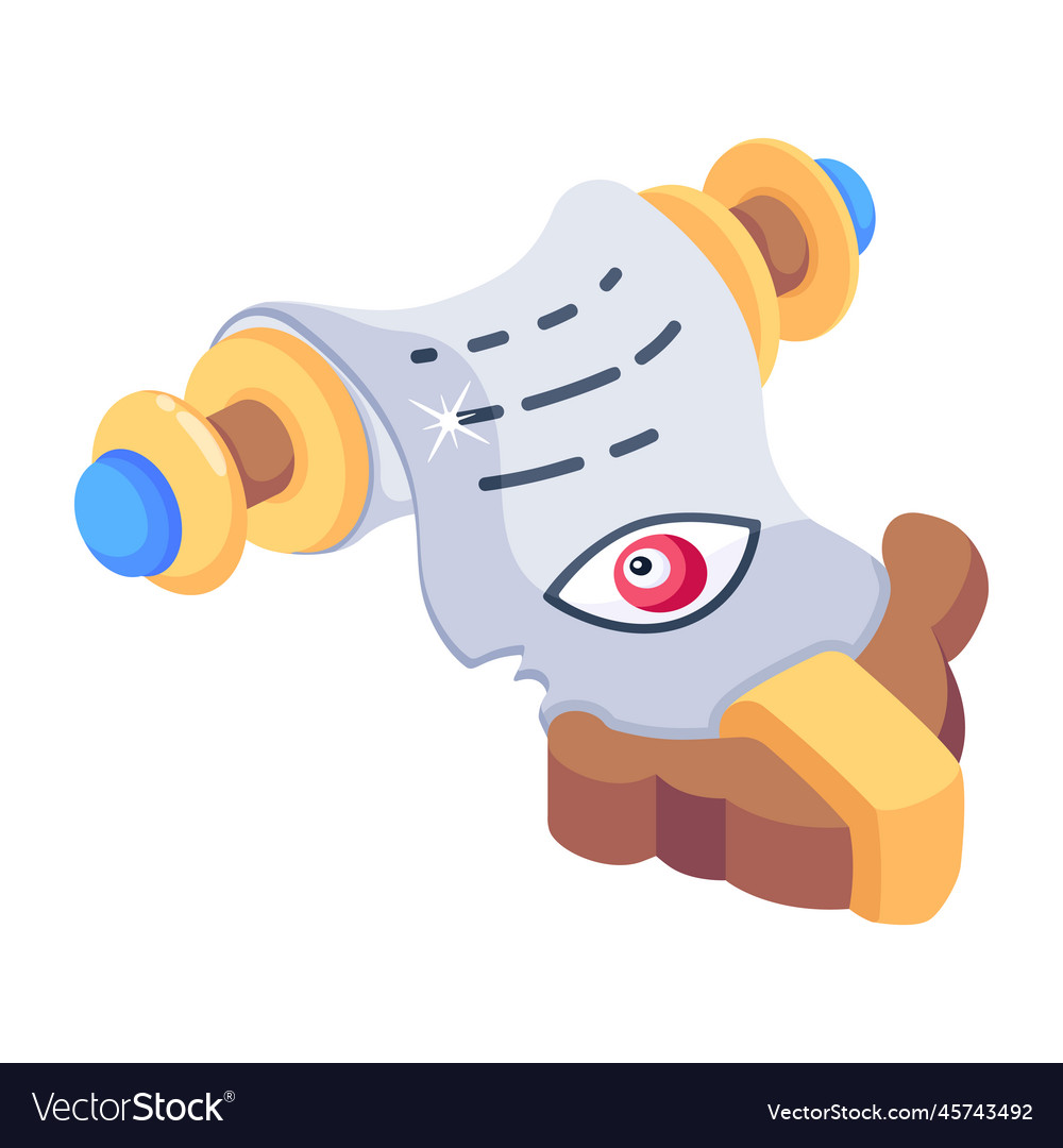 Magic scroll Royalty Free Vector Image - VectorStock