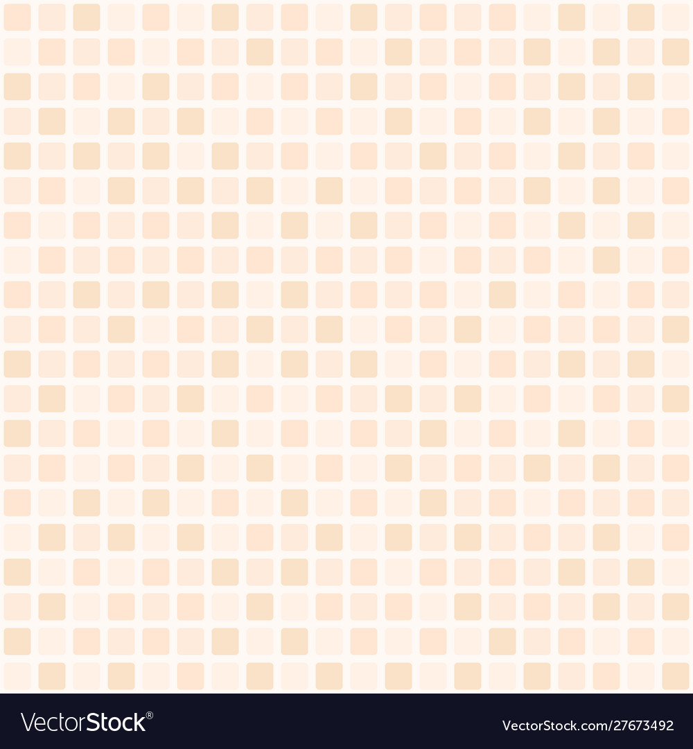 Peach square pattern seamless Royalty Free Vector Image