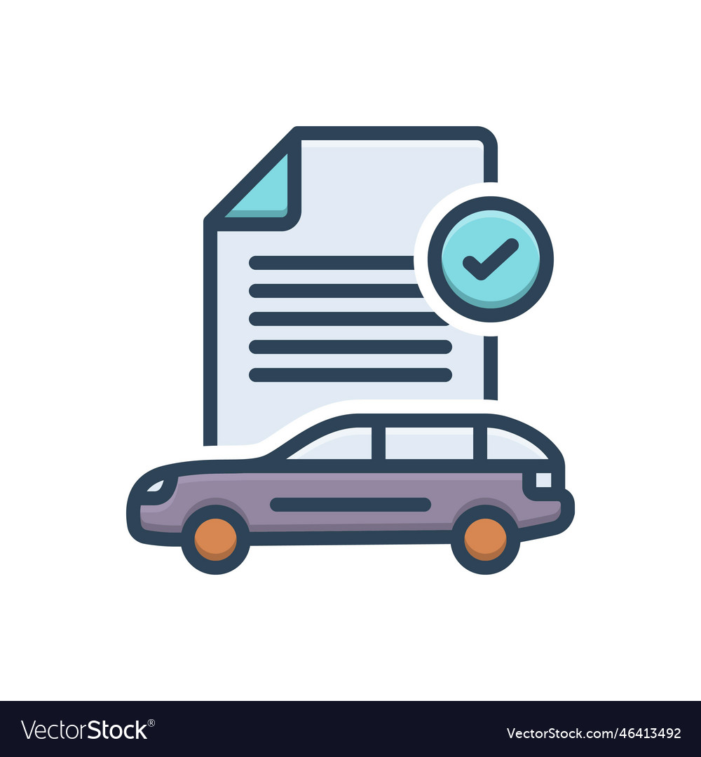 Permit Royalty Free Vector Image - VectorStock