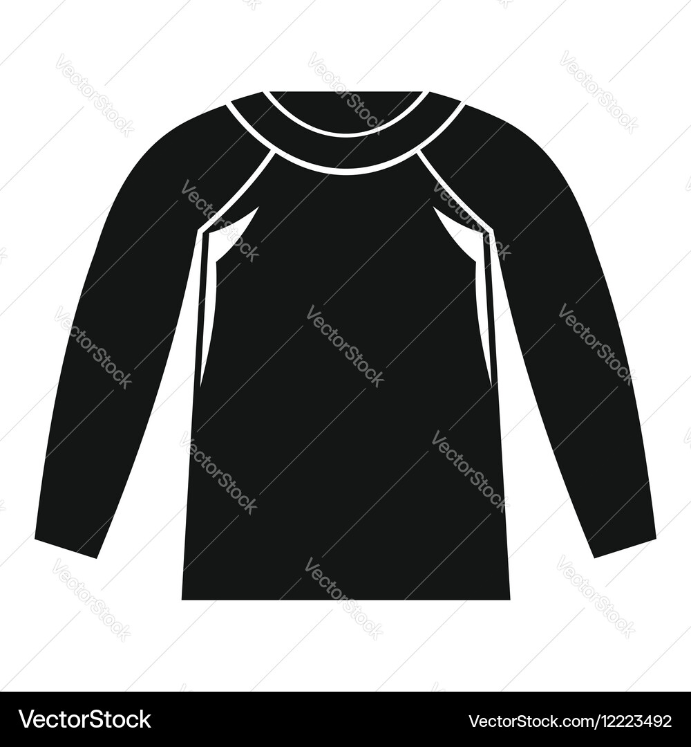 Sports jacket icon simple style Royalty Free Vector Image