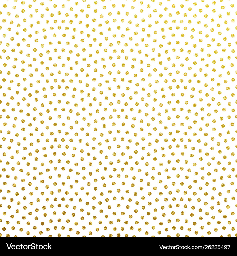 Scales confetti golden glitter pattern seamless Vector Image