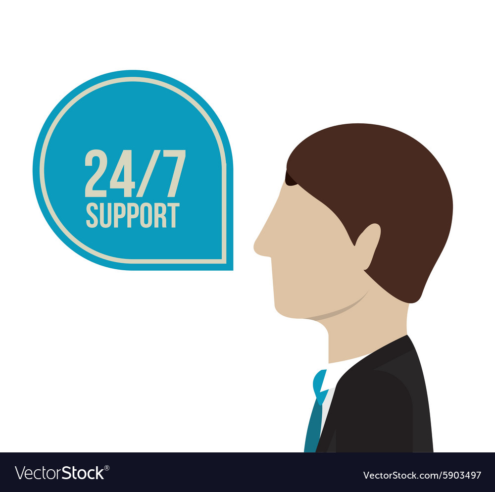 Support design Royalty Free Vector Image - VectorStock