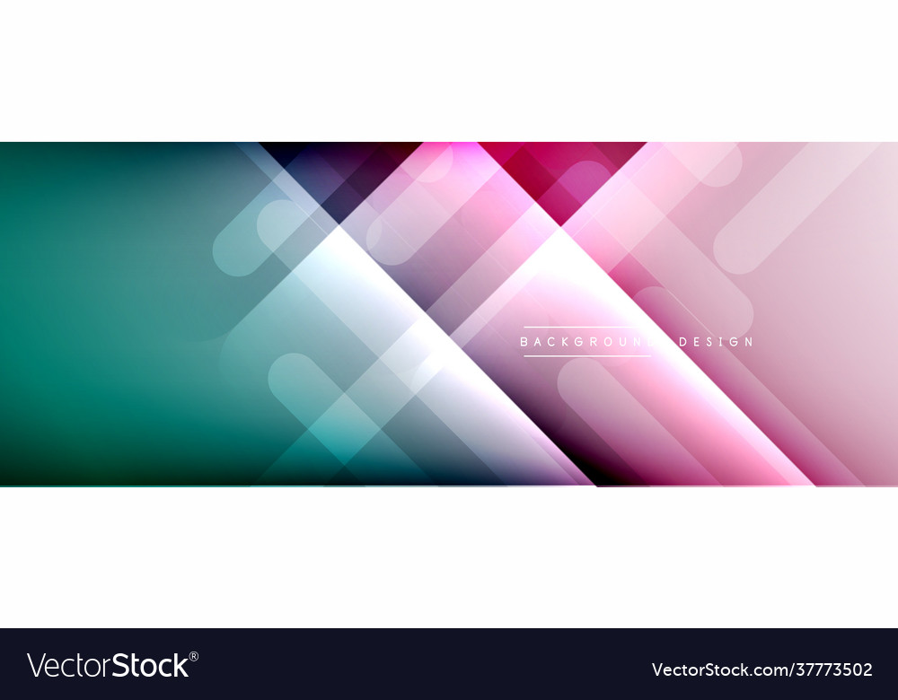 Dynamic lines abstract background 3d shadow Vector Image