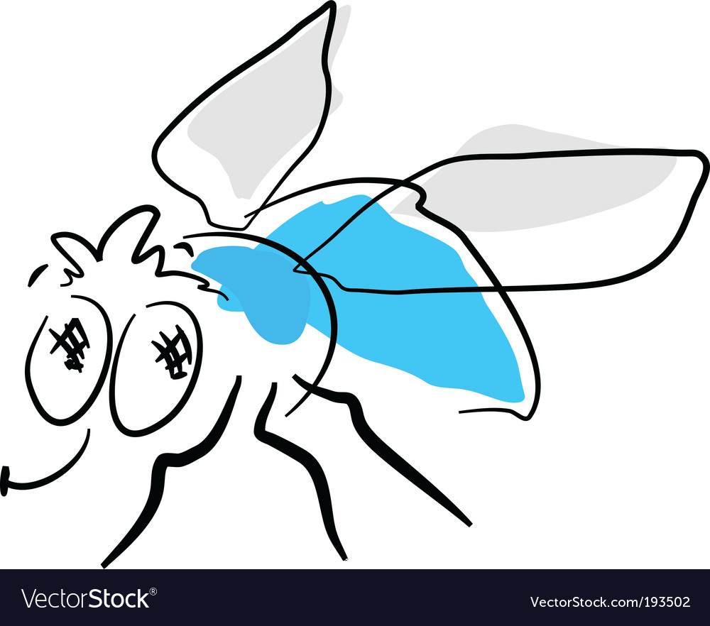Fly Royalty Free Vector Image - VectorStock
