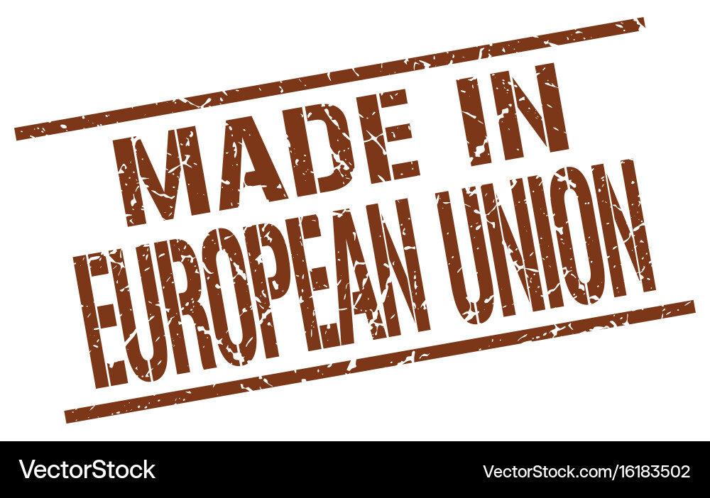 Made in european union stamp Royalty Free Vector Image