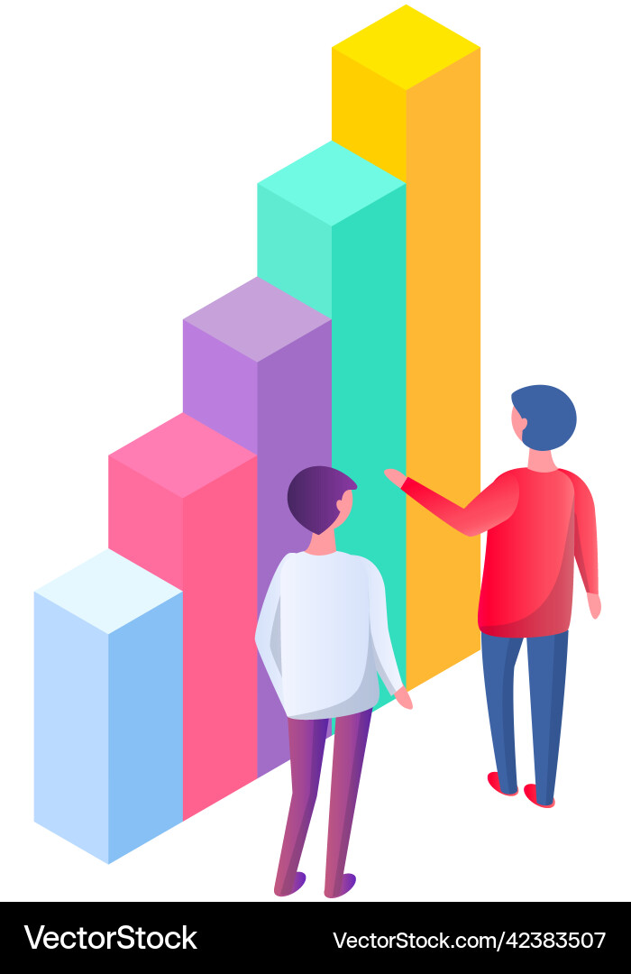 Business people communicating in office discuss Vector Image