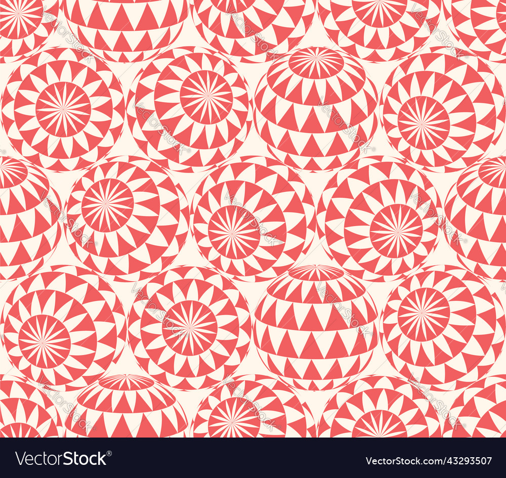 Checker triangles patterned balls in different Vector Image