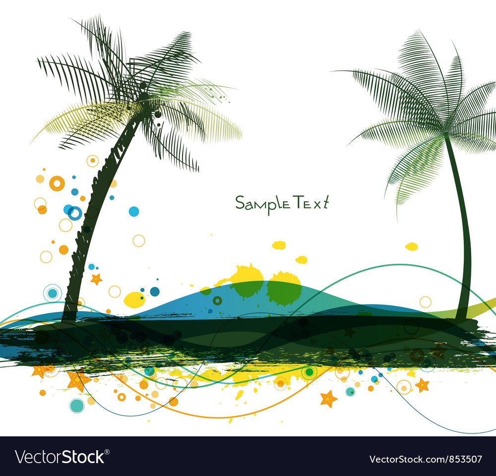 Summer background Royalty Free Vector Image - VectorStock