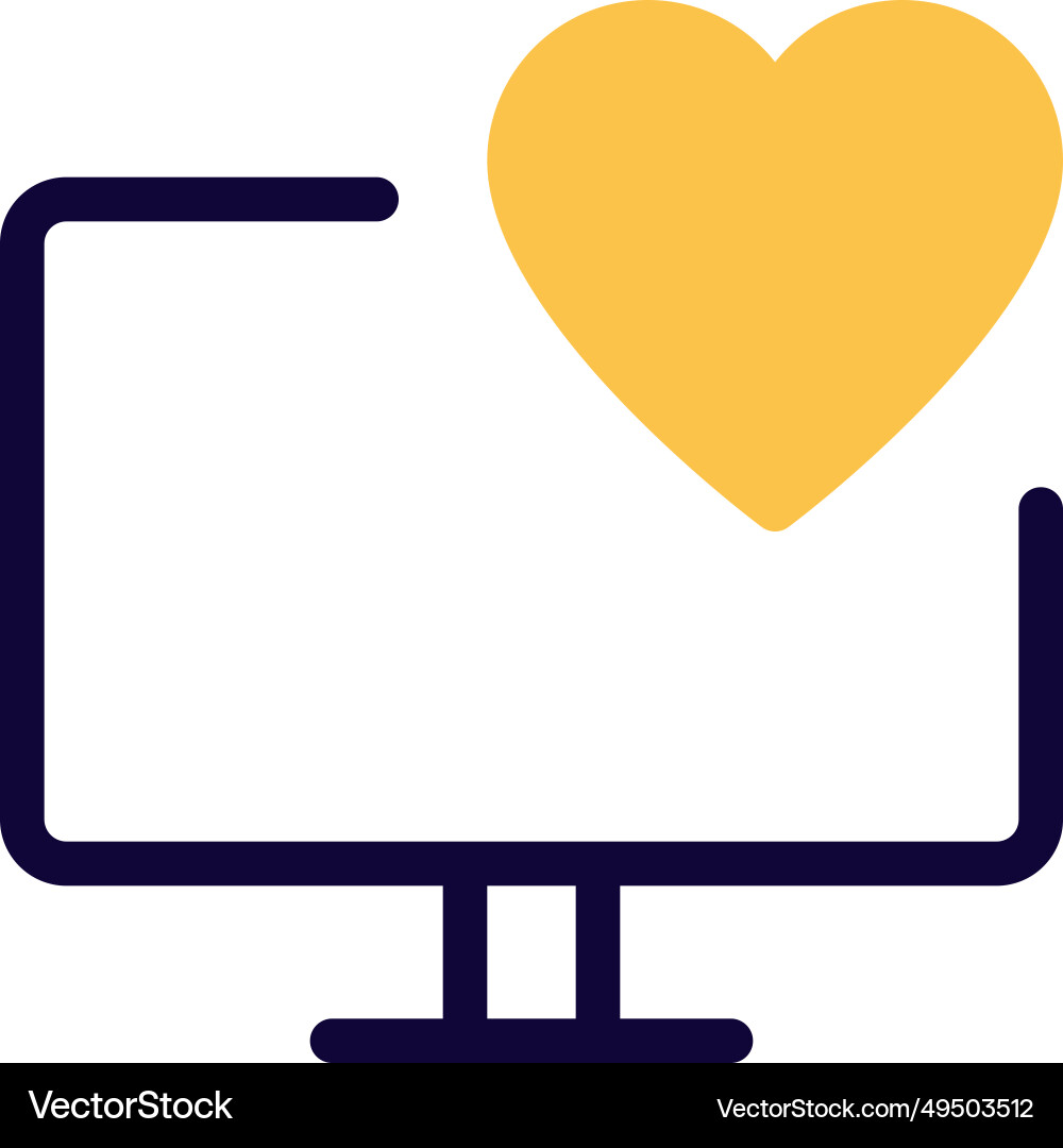 Desktop shortcut to a favorite directory Vector Image