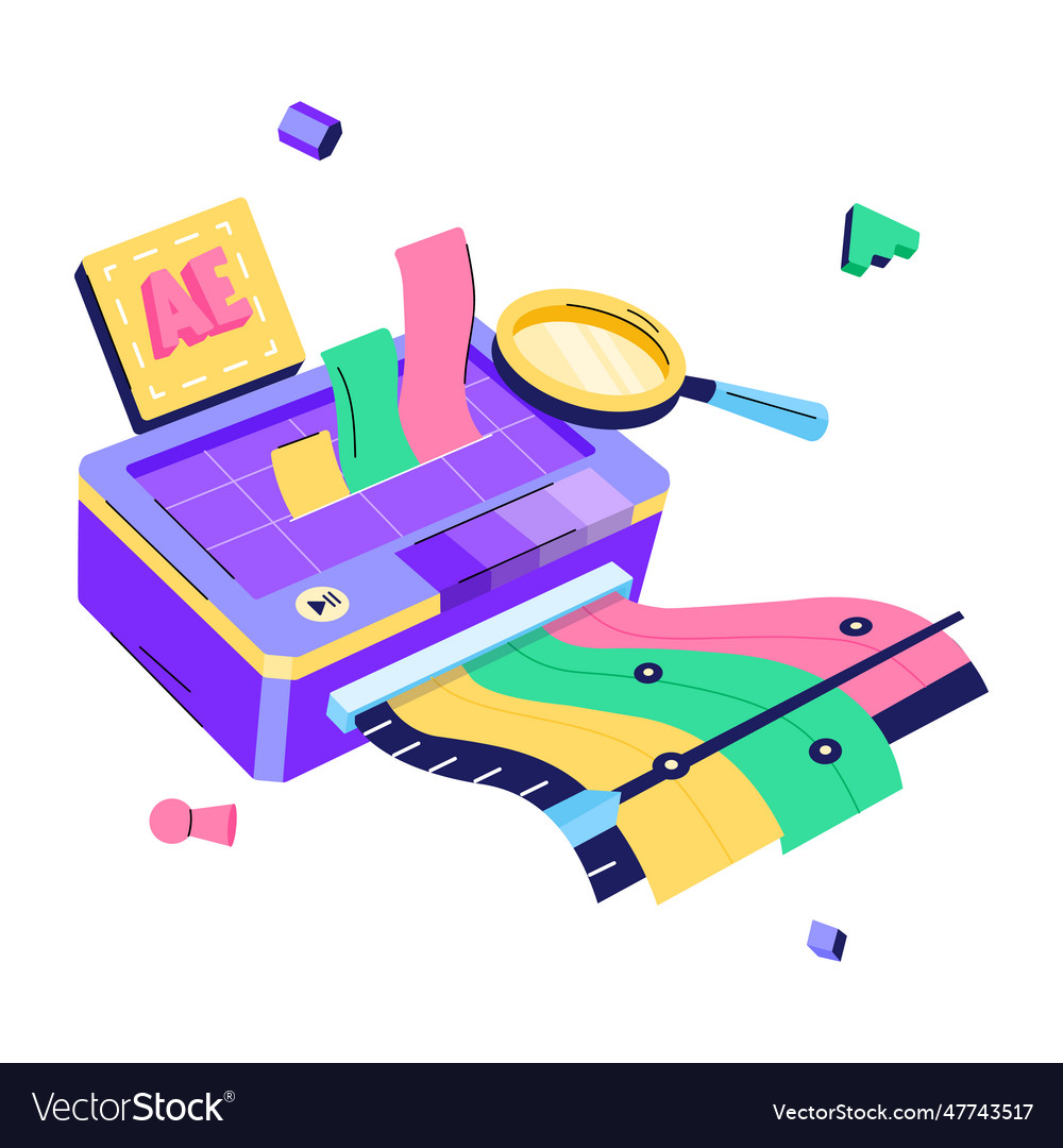 Designing software Royalty Free Vector Image - VectorStock