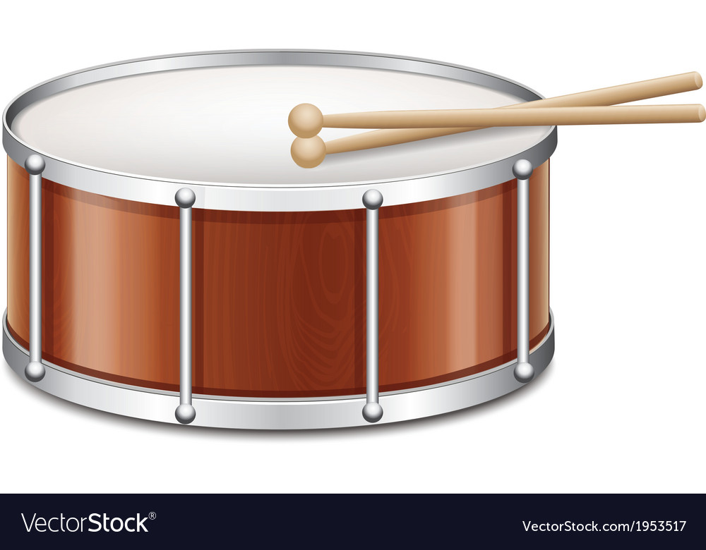 Drum Royalty Free Vector Image - VectorStock