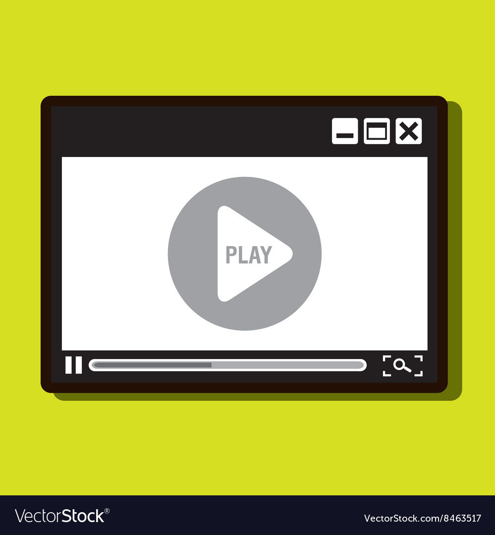 Media player design Royalty Free Vector Image - VectorStock