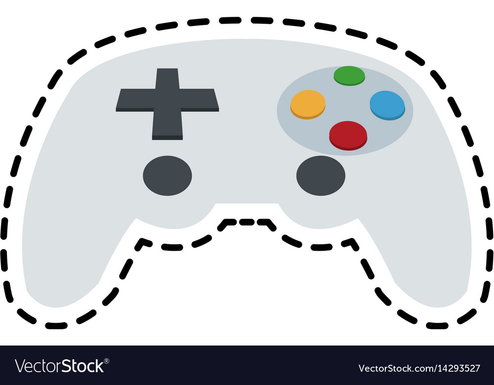Game controller icon image Royalty Free Vector Image