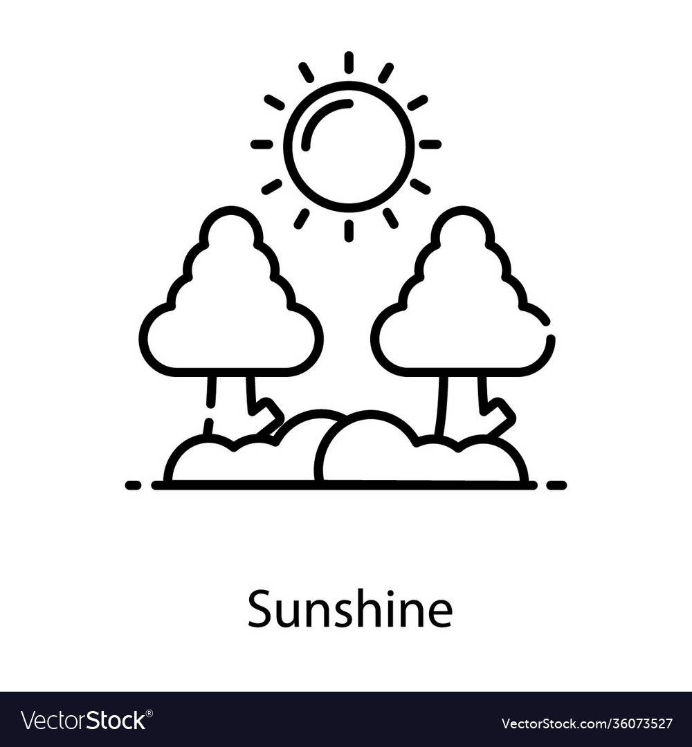 Sunshine Royalty Free Vector Image - VectorStock