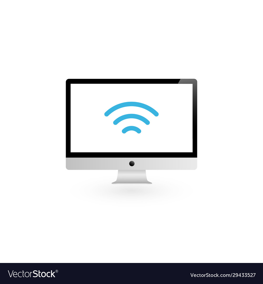 Tablet pc wireless cloud computing concept stock Vector Image