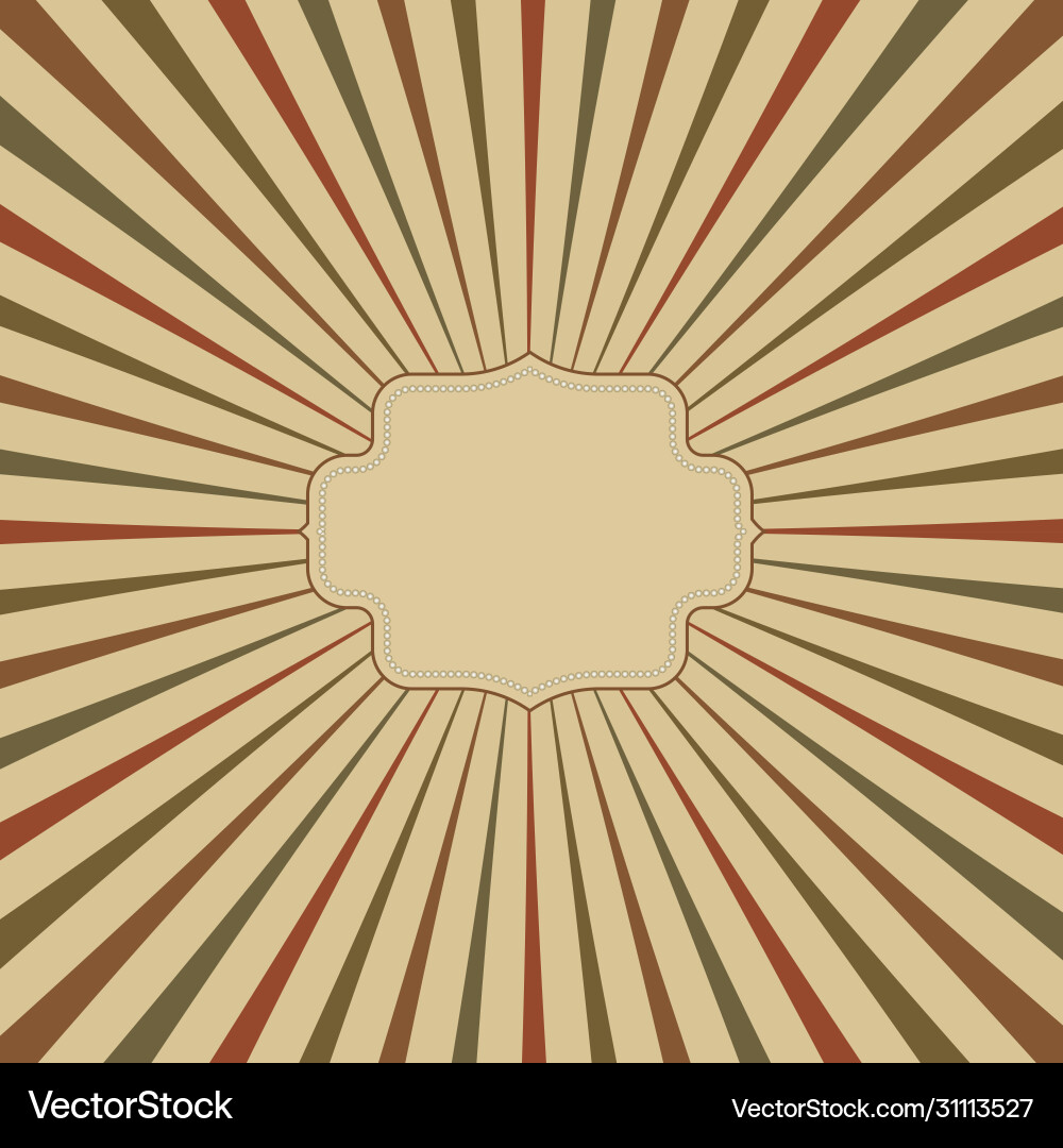 Vintage background with place for name Royalty Free Vector