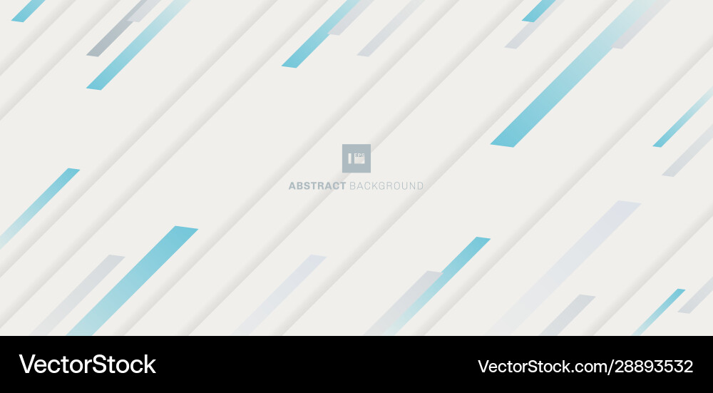 Abstract blue stripe diagonal pattern on white Vector Image