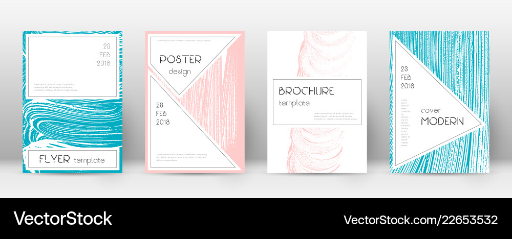 Cover page design template stylish brochure layou Vector Image