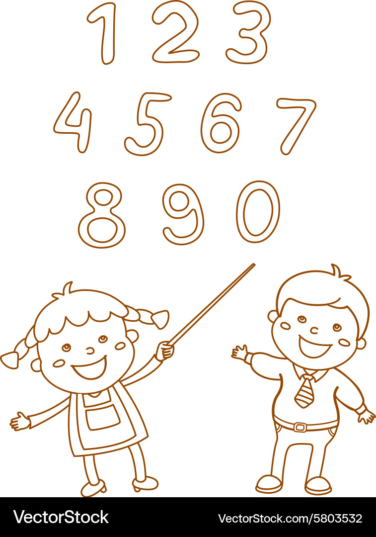 Cute children labels stylish in motion Royalty Free Vector