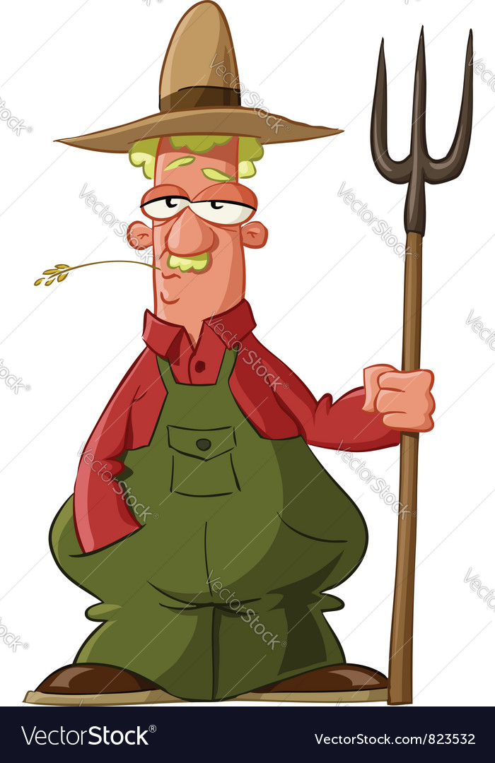 Farmer Royalty Free Vector Image - VectorStock