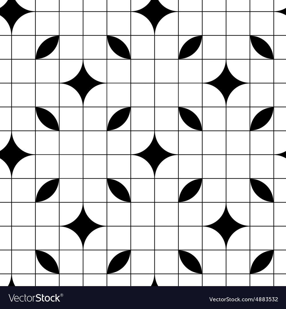 Geometric mosaic seamless pattern background Vector Image