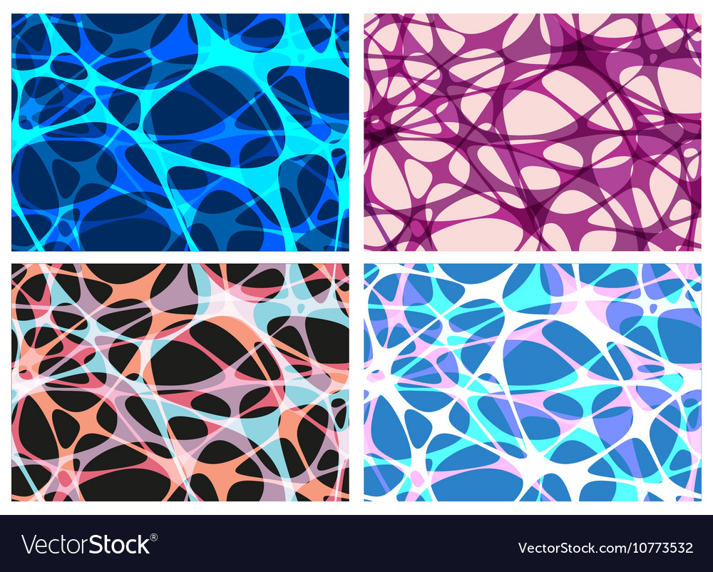 Set four seamless pattern Royalty Free Vector Image