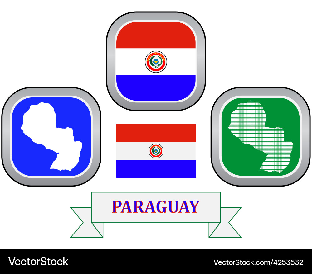 Symbol of paraguay Royalty Free Vector Image - VectorStock