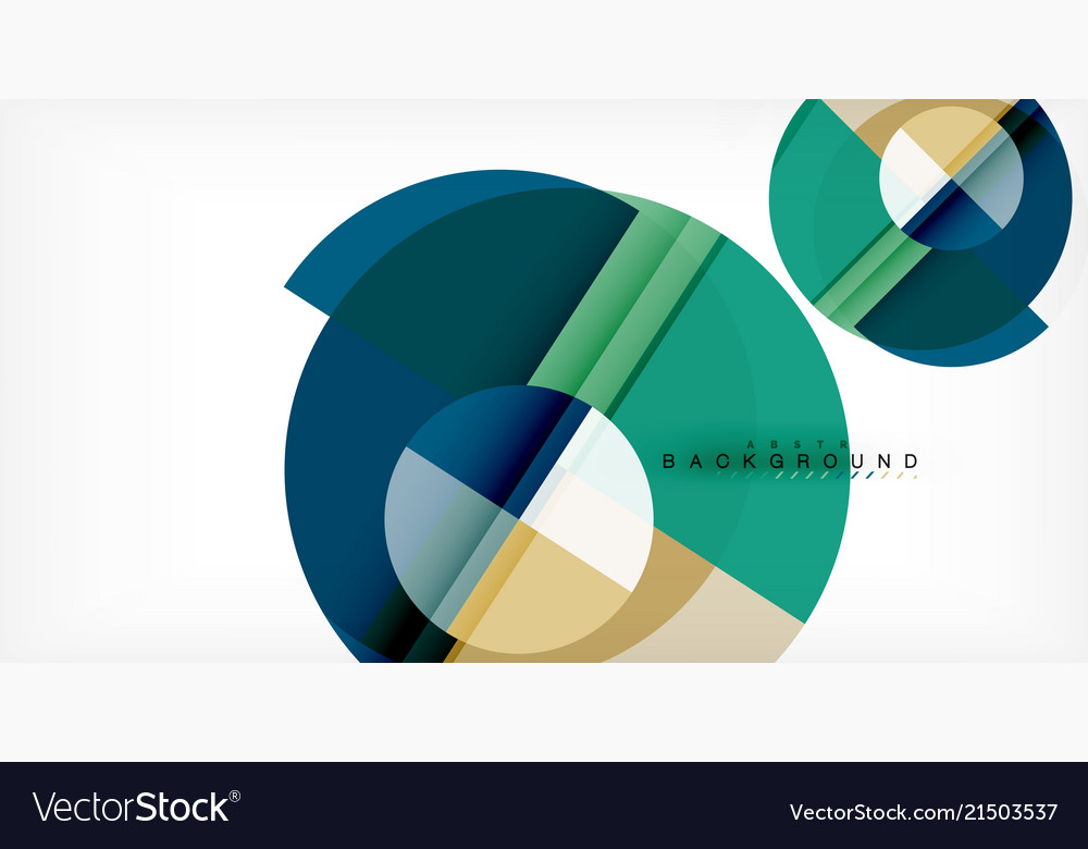 Circle abstract background Royalty Free Vector Image