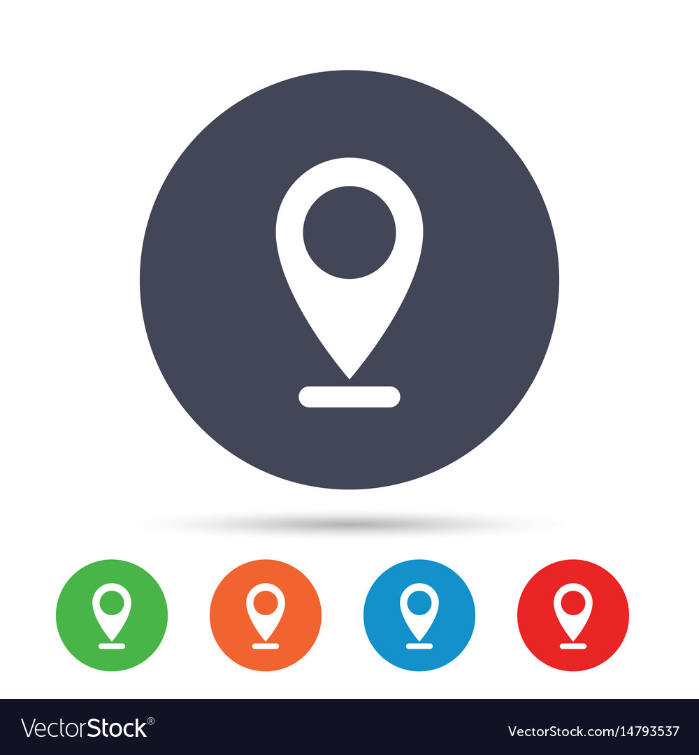 Internet mark icon navigation pointer symbol Vector Image